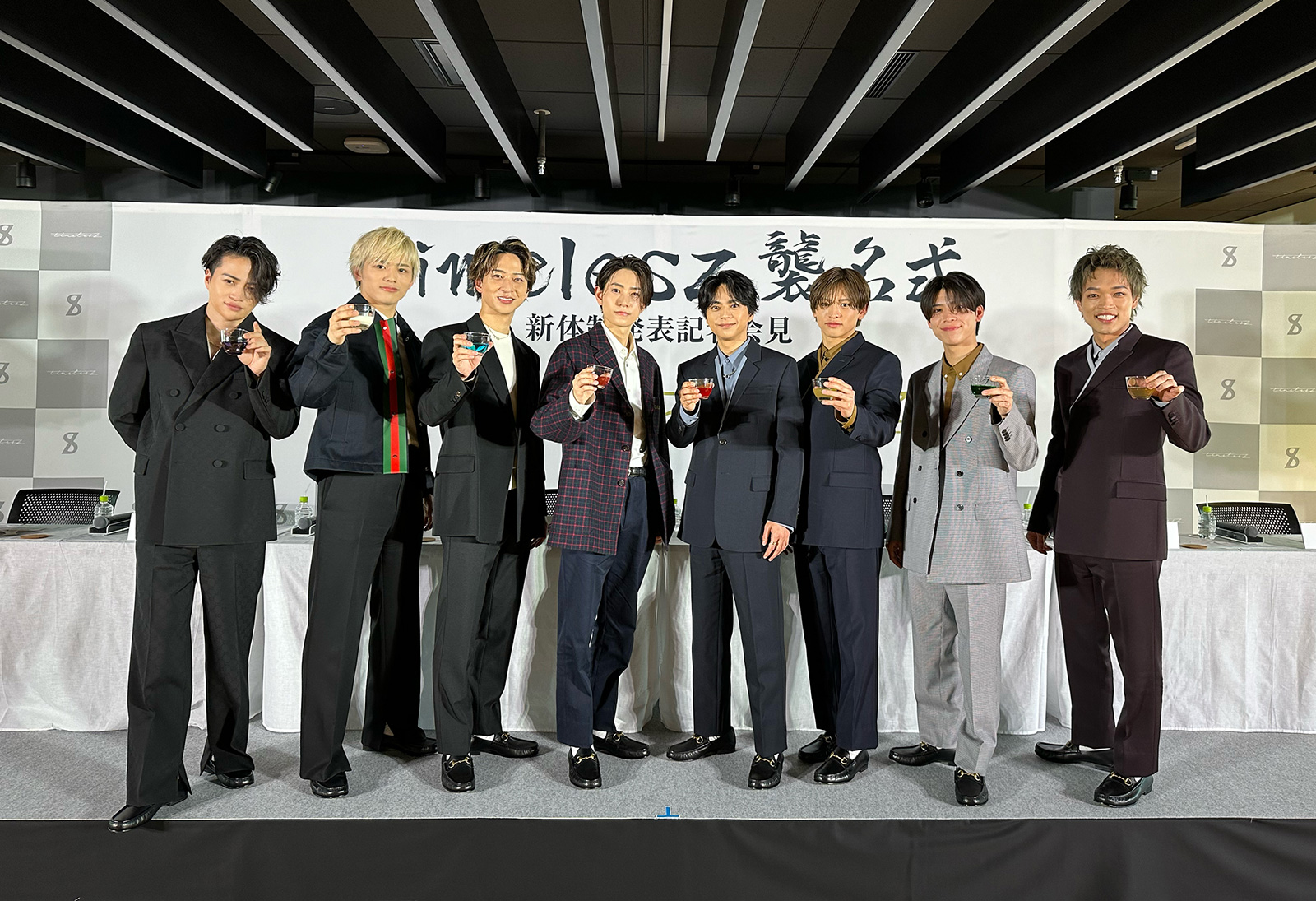 8人で迎えた新たな門出！新体制「timelesz」の襲名式をレポ | GINGER